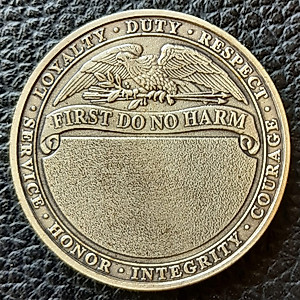 Junk and Disorderly, AZ Challenge Coin/Poker Card Guard: U.S. Army Combat Medic (Engraving Available)