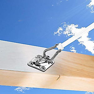 Ankuka Waterproof Sun Shade Sail Canopy Rectangle UV Block for Outdoor Patio and Garden, Yard Activities 2022 (Hardware Kits)