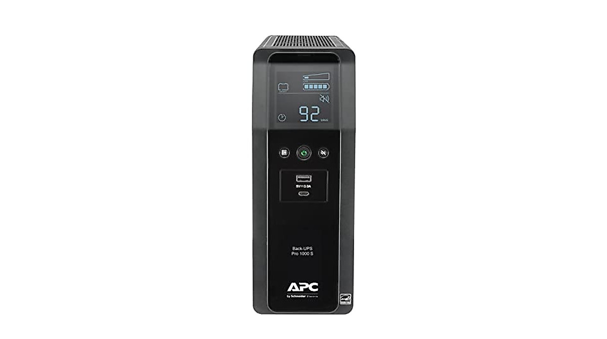 APC UPS 1000VA Sine Wave Backup with Surge Protection and USB Charging