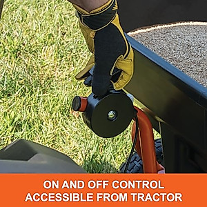 Agri-Fab 45-0530-131, 85 lb. Tow Broadcast Spreader,Black/Orange