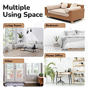 dCee Luxury Large Dog Sofa, Cat Sofas, Holds 160 Lbs, 42 in. Premium Leather Dog Bed Couch with Removable Washable Velvet Cushion for Comfort Sleep, Suitable for Different Pet Sizes