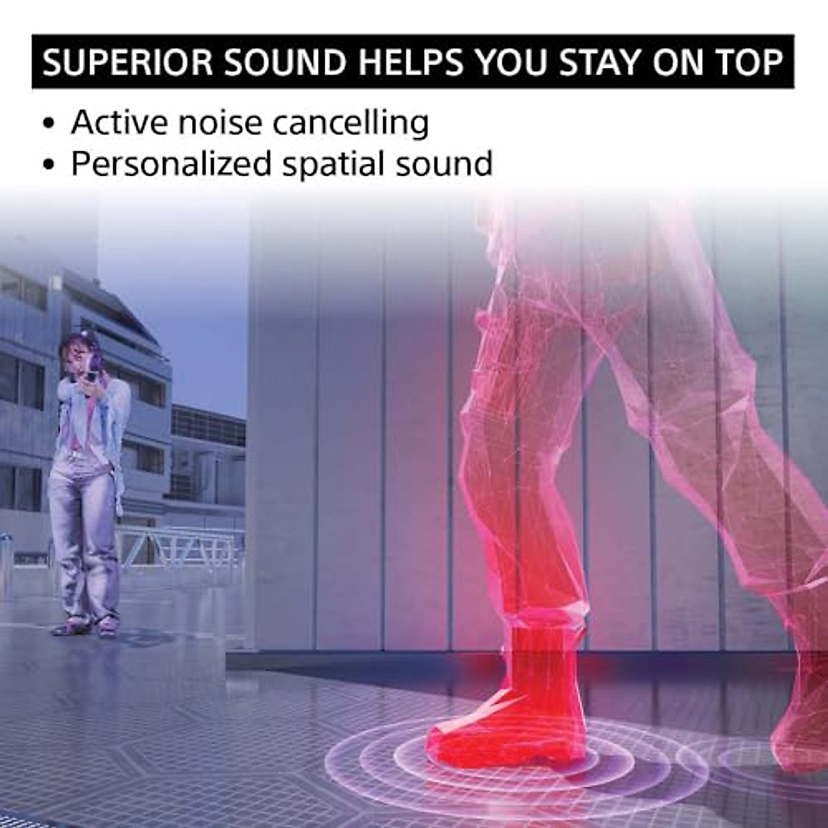 Sony INZONE Buds Wireless Gaming Earbuds, Perfect for PlayStation® 5, for PC/PS5/Switch/Mobile, 48Hr Battery with Case, Noise Canceling, 360 Spatial Sound, 2.4GHz USB-C Dongle, WF-G700N Black