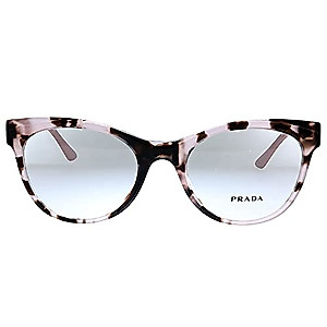 Prada PR 05WV ROJ1O1 Pink Havana Plastic Butterfly Eyeglasses 53mm