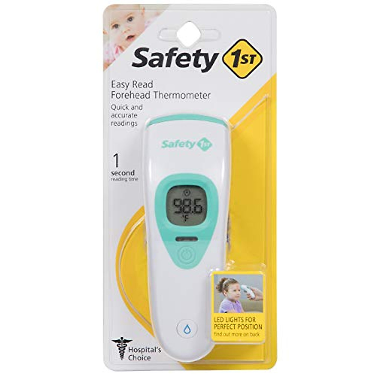 Safety 1st Easy Read Forehead Thermometer, One Size