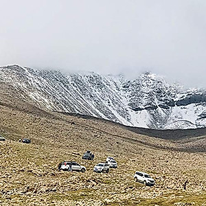 Houert Heavy Duty Tow Strap, 3inch x30ft Recovery Strap, 30,000 LBS Tow Strap, Vehicle Tow Straps with Protected Loop Ends, Emergency Car Automobile Off-Road Truck Accessories Towing Rope