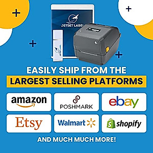 Zebra ZD421 Thermal Transfer Desktop Printer 203 dpi Print Width 4-inch USB Ethernet ZD4A042-301E00EZ | Includes JetSet Label Software