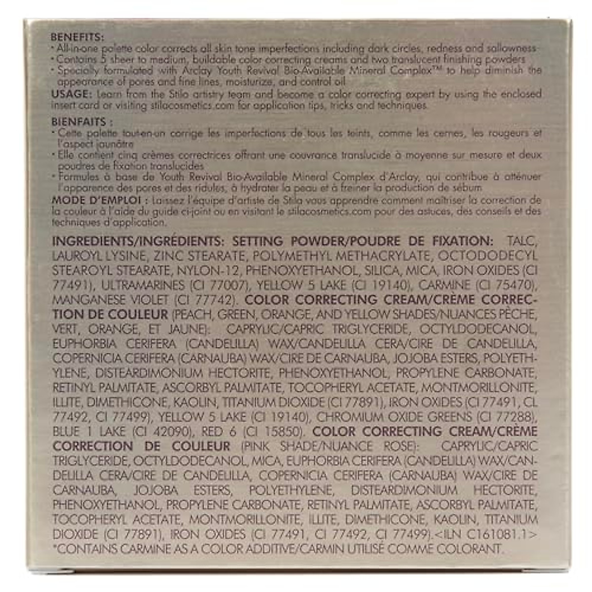 Stila Correct And Perfect All In One Color Correcting Palette, 0.45 Ounce