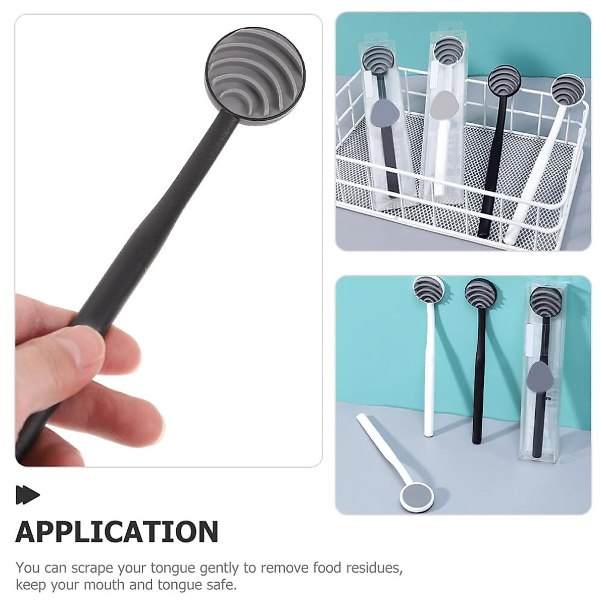 VILLCASE 5pcs cleaning brush tool scraper silicone spatula cleaners coating scrubber clean brush plastic portable brush