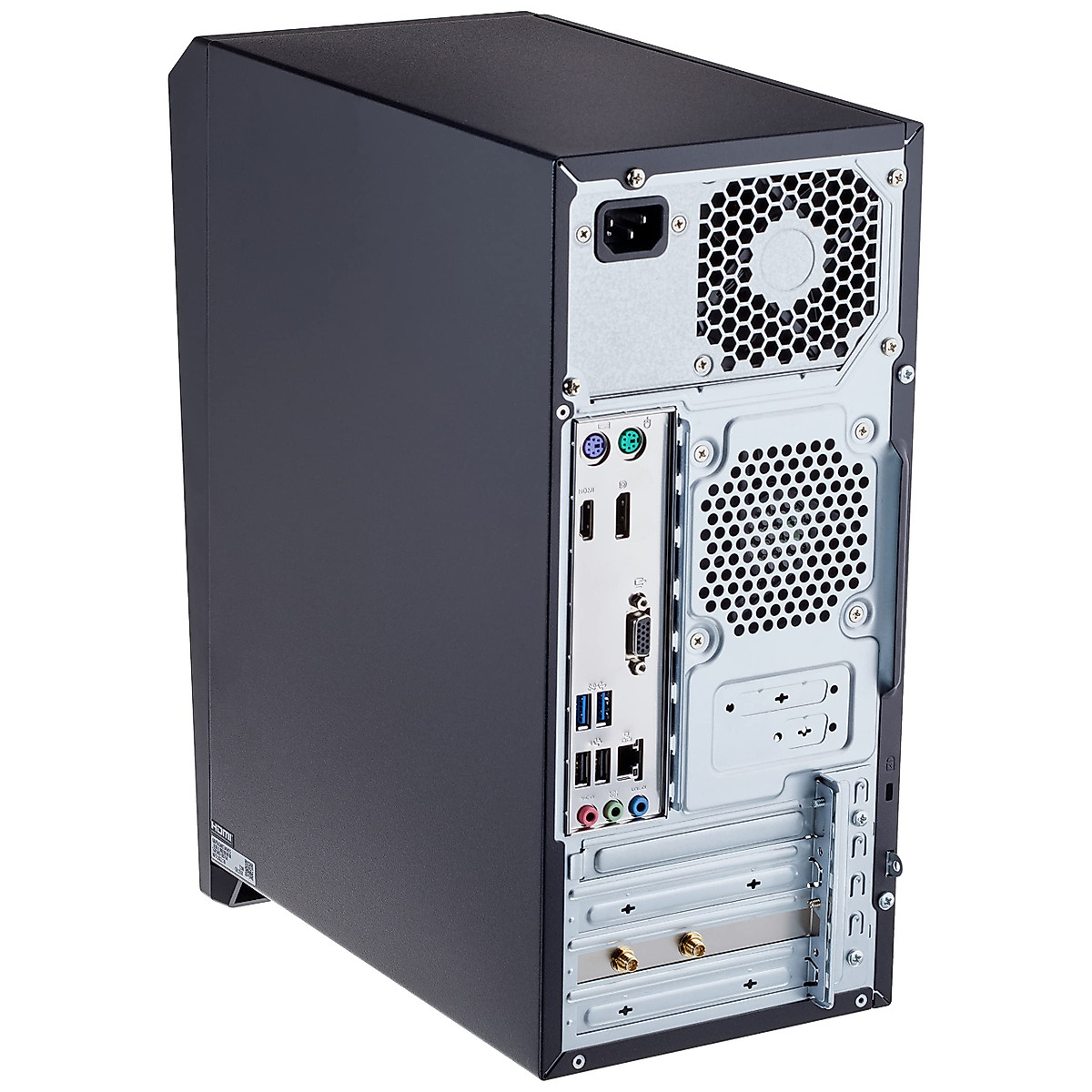 ASUS S501MD Desktop PC, Intel Core i7-12700, 16GB DDR4 RAM, 512GB PCIe SSD, Wi-Fi 6, Windows 11 Home, Black, S501MD-DB704