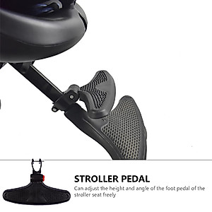 BESPORTBLE Baby Stroller Footrest Plastic Stroller Foot Rest Baby Cart Foot Rest Footboard Pram Accessory