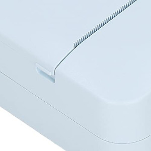Pocket Sized Printer, Long Battery Life, Fast Printing Sticker Printer for Kids Birthday, Children, White, with Connection for Office Notes, Word Documents, and Photos
