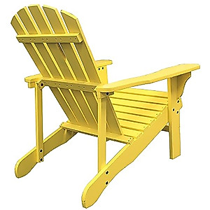 Leigh Country TX 38998 Adult Adirondack Yellow Chair