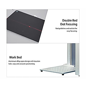 US Stock 50W JPT Fiber Laser Marking Machine Fiber Laser Engraver with 175×175mm Lens and D80 Rotary Axis