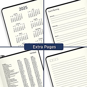 AT-A-GLANCE 2023 Weekly & Monthly Planner, Plan. Write. Remember, 5" x 8-1/4", Small, Pocket, Hardcover, Black (706D1005)