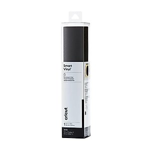 Cricut Smart Permanent Vinyl (13in x 12ft, Shimmer Black) for Explore and Maker 3 - Matless cutting for long cuts up to 12ft