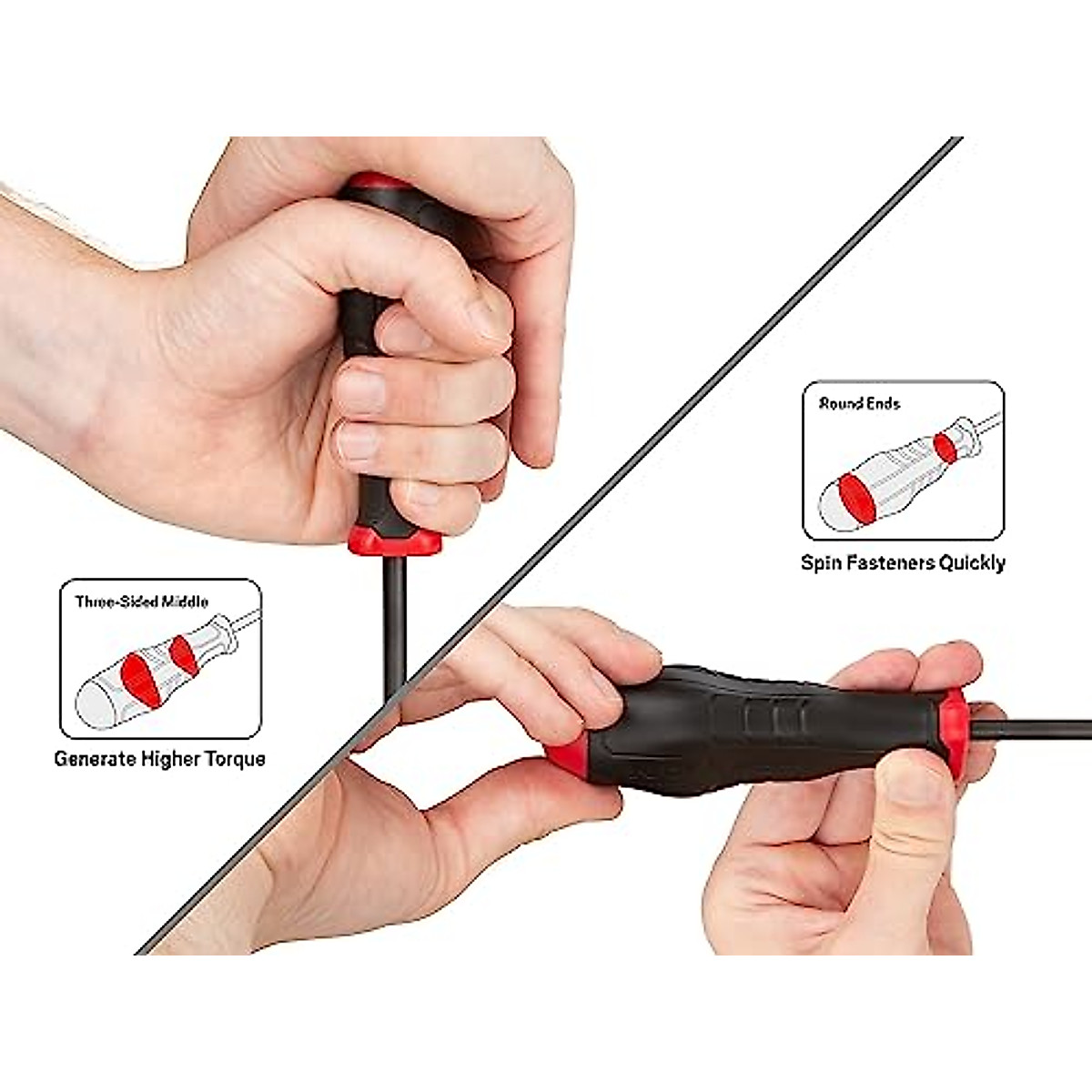 TEKTON High-Torque Black Oxide Blade Screwdriver Set, 16-Piece (#0-#3, 1/8-5/16 in.) | DRV41217