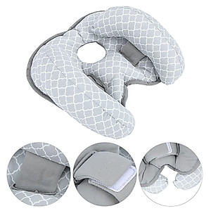 SH-RuiDu Portable Baby Seat Stroller Head Neck Support, Double Sided Baby Breathable Travel Pillow Cushion for Carseats Pushchair Pram Carrier Lounger