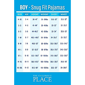 The Children's Place Boys' Long Sleeve Top and Pants Snug Fit 100% Cotton 2 Piece Pajama Set, Fall Gamer