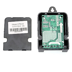 Solar Controller,Plastic PWM 6V/12V 3A Portable Solar Panel Charger Controller Regulator with LED Indicator New