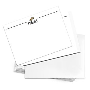 Desert Cactus Purdue University 10 Pack Notecards Stationery Cardstock Boilermakers Includes Envelopes Memo Party Thank You (Notecard 1a)