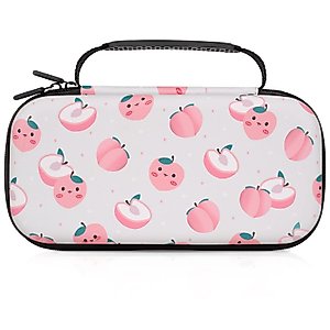 Nintendo Switch Case Cute,Carry Case for Nintendo Switch OLED Model 2021/Switch 2017,Protective Case with 20 Game Card Slots for Switch Console Joy-Con & Accessories,for Girls/Boys Gift