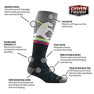 Darn Tough Vermont Due North OTC Midweight with Cushion Stellar MD (US 7.5-9.5)