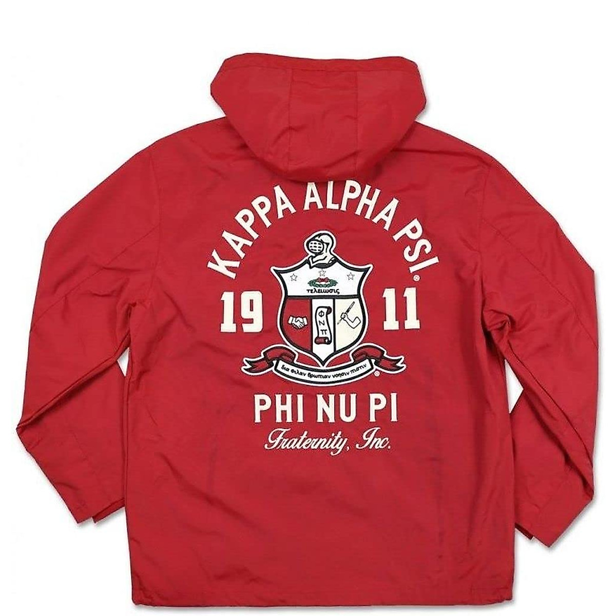 Kappa Alpha Psi M7 Windbreaker Jacket [5XL] Crimson Red