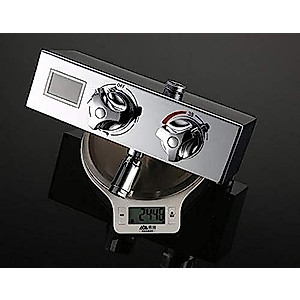 Kitchen Taps Brass Wall Mounted Bathroom Thermostatic Faucets Mixer Bath Shower Set With Square Shower Head Chrome Finish