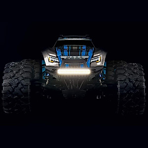 Traxxas 8990 Complete Waterproof LED Light Bar Kit with App Controlled Functions and Amplifier for 1/10 Scale Maxx RC Monster Trucks