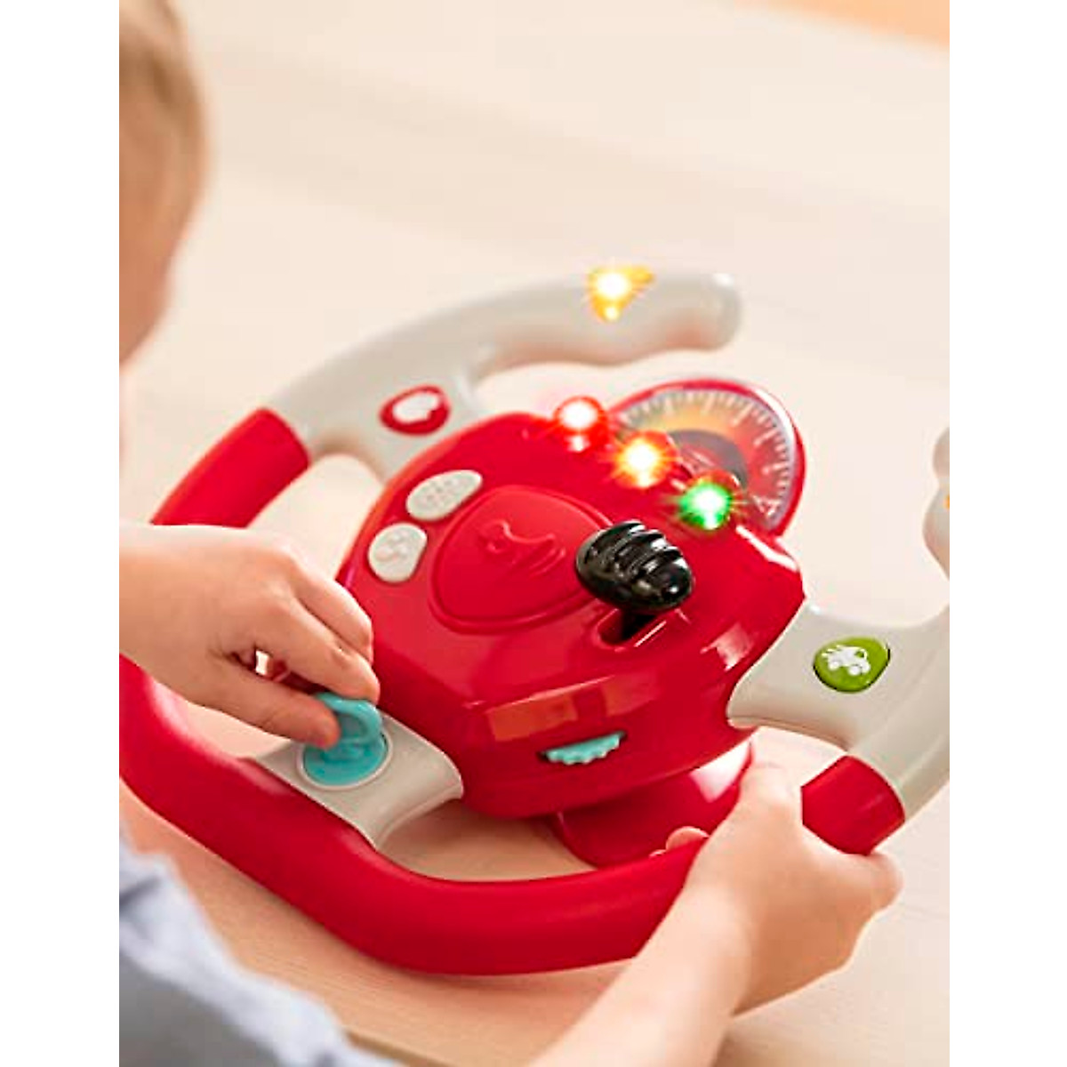 Battat – Interactive Steering Wheel – Portable Car Toy – Kids Games & Songs – Toddler Road Trip – 2 Years + – Geared To Steer