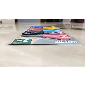 Vutyvve Kid Scissors, Blunt Tip Safety Children Scissors, Stainless Steel Blades with Centimetre Scale, More Accurate Cutting, Set of 6