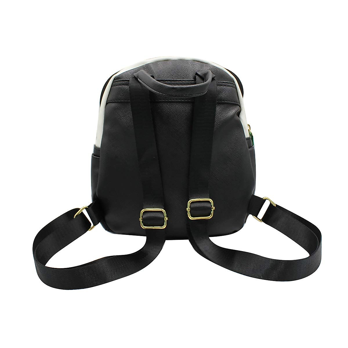 MINGSEECESS Womens Cute Panda Pattern Backpack Purse Pu Leather Travel Bag Small Casual Shoulder Daypack