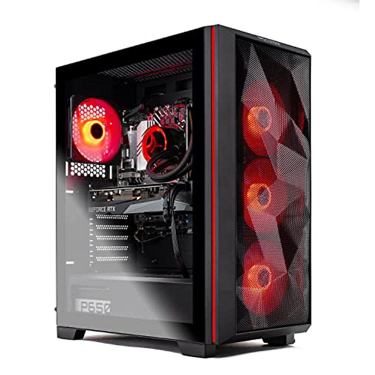 Skytech Gaming Chronos Gaming PC Desktop – AMD Ryzen 7 5800X 3.8 GHz, RTX 3080, 1TB NVME Gen4 SSD, 16G DDR4 3200, 850W Gold PSU, 360mm AIO, AC Wi-Fi, Windows 10 Home 64-bit