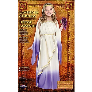 Fun World Girls Purple Goddess Costume, Large