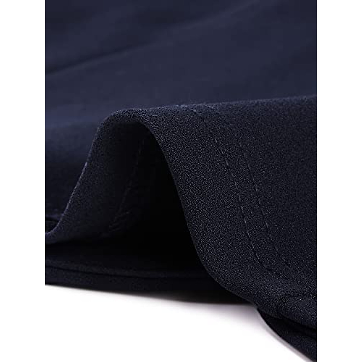 Allegra K Women's Work Office Lapel Collar Stretch Jacket Suit Blazer Small Navy Blue