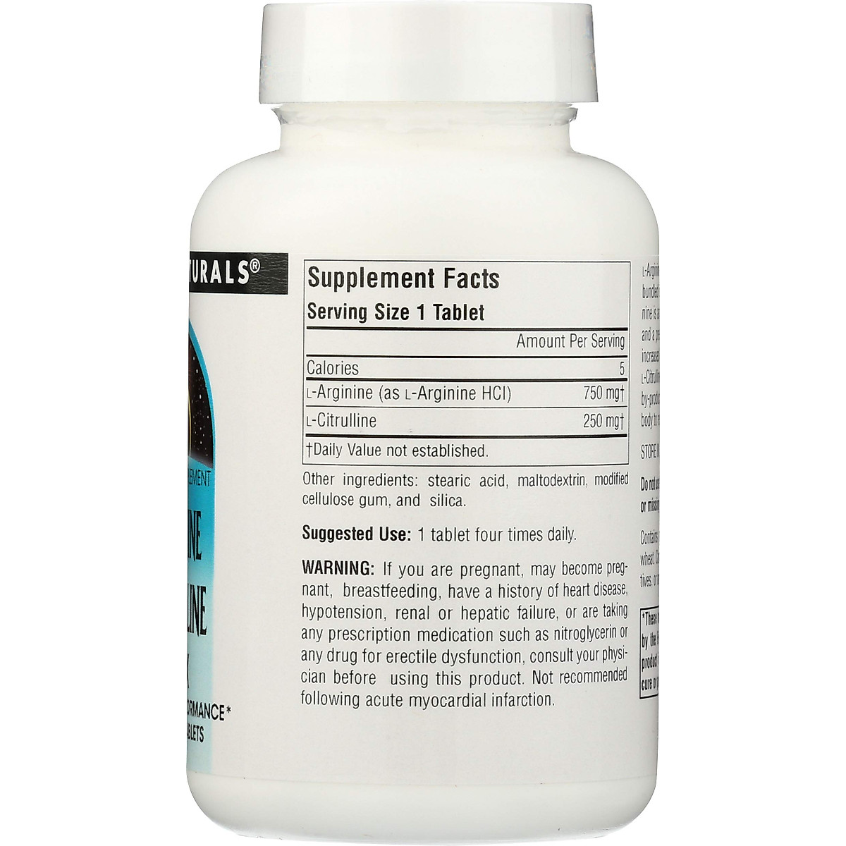 L Arginine L Citrulline Complex Source Naturals, Inc. 60 Tabs