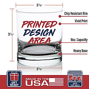 Patriots Cave Beginning To Look a Lot Like You Miss Me Christmas Glass | 11 oz Bourbon Whiskey Rock Glass | Novelty Christmas Whiskey Tasting Glasses | Christmas Home Décor Accessory