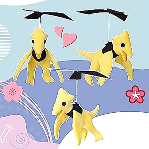 Lesome Rainbow Friends Plush Cyan Plush, Lookies Plush Yellow Rainbow Friends Chapter 2 Great Choice for Graduation Gift Children's Day Gift Doors Plush Party Favors (A-Cyan+Yellow)