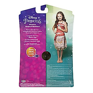 Disney Princess Disney Moana Necklace Light Up Magical Seashell Heart of Te Fiti