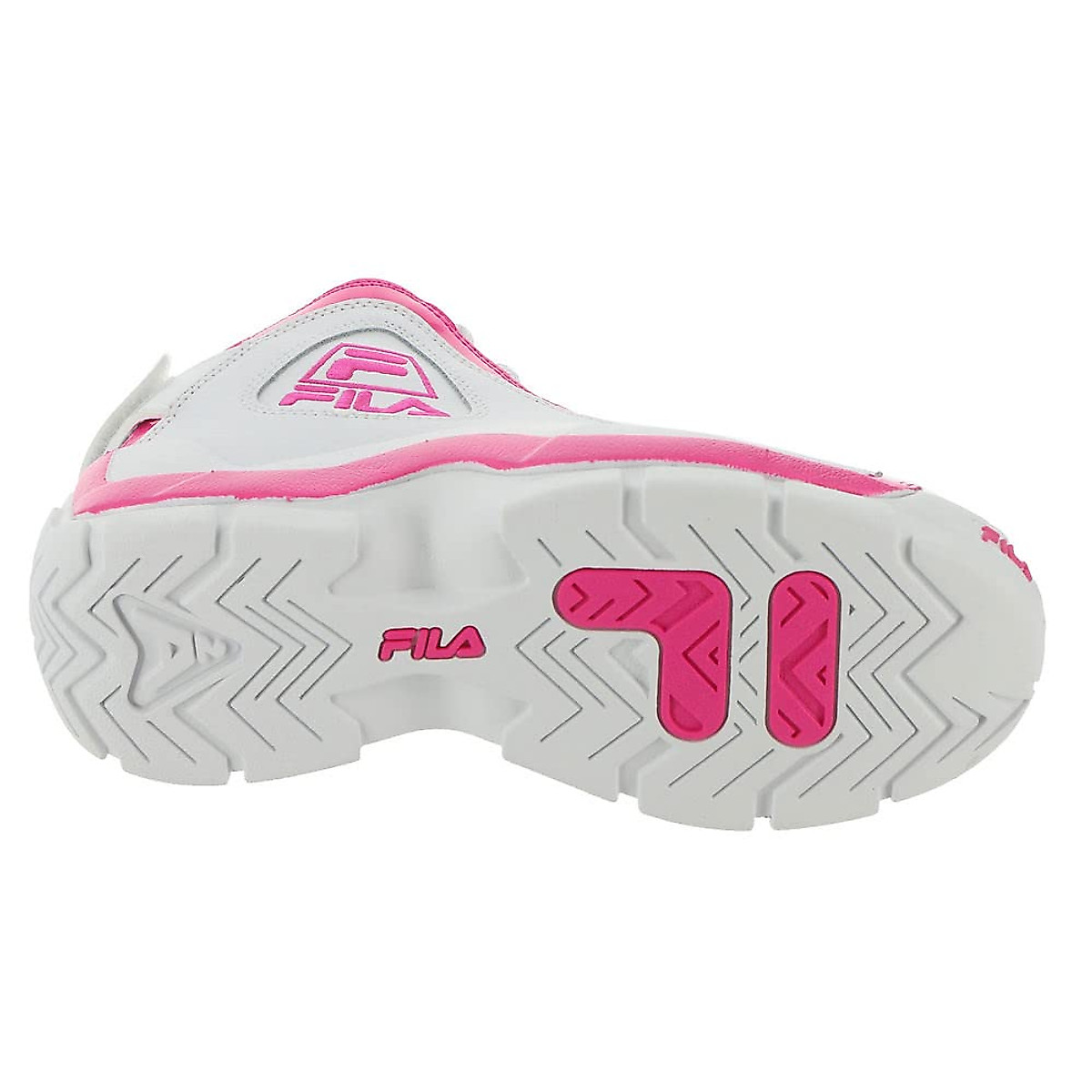 Fila Grant Hill 2 Athletic Basketball Shoe Womens Basketball 8 BM US WhitePink