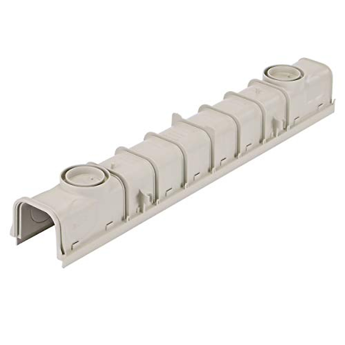 NDS Pro Series Drain Kit 5-1/2 in. X 39-3/8 in. Deep Profile Channel, Galv. Steel Grates, End Caps/Outlet, 5 in, Gray