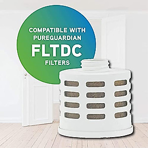 PureGuardian H4810AR Ultrasonic Warm and Cool Mist Humidifier for Bedrooms, Quiet, Filter-Free, 120 Hr, 2 Gal Treated Tank Surface Resists Mold, Pure Guardian Humidifier with Essential Oil Tray