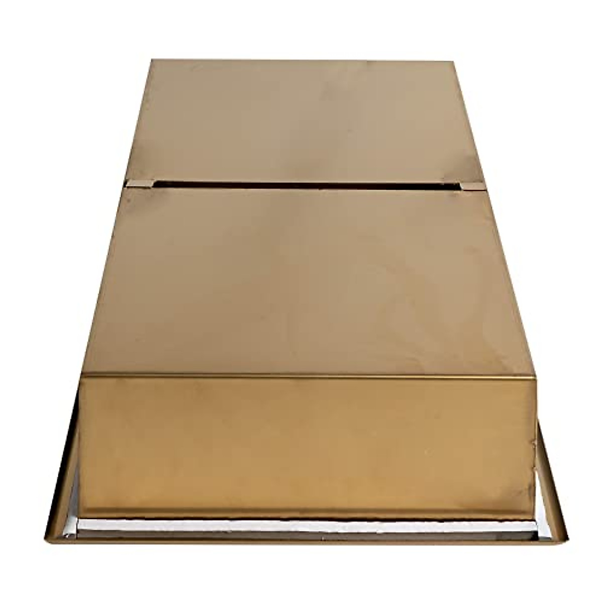 ALFI brand ABNP1224-BG Shower Niche, Brushed Gold 12 x 24 x 4