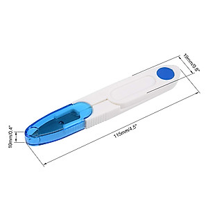 uxcell U-Shaped Cutter Covered Trimming Scissors Embroidery Sewing Tool Craft Cutting Pliers for Variety of Material Fabric Thread