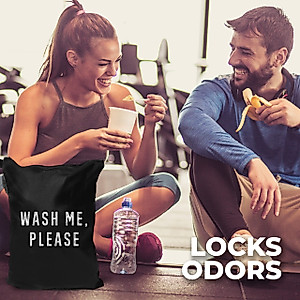 Little & Lourdes Wet Bags, Waterproof Dry Bags for Pool, Wet Swimsuits, Gym Sweaty Clothes, Baby Cloth Diaper Bags, Travel Bags, Washable, Reusable, Swimming Equipment Bags (Wash me)