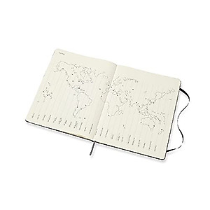 Moleskine Classic 12 Month 2022 Monthly Planner, Hard Cover, XL (7.5" x 9.75"), Black