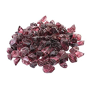 AQUILLA 10 Pounds Fire Glass, Reflective Tempered, Purple for Fire Pit Table