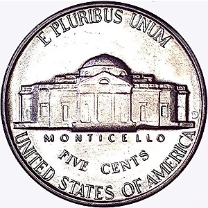 1960 D Jefferson Nickel 5C Brilliant Uncirculated