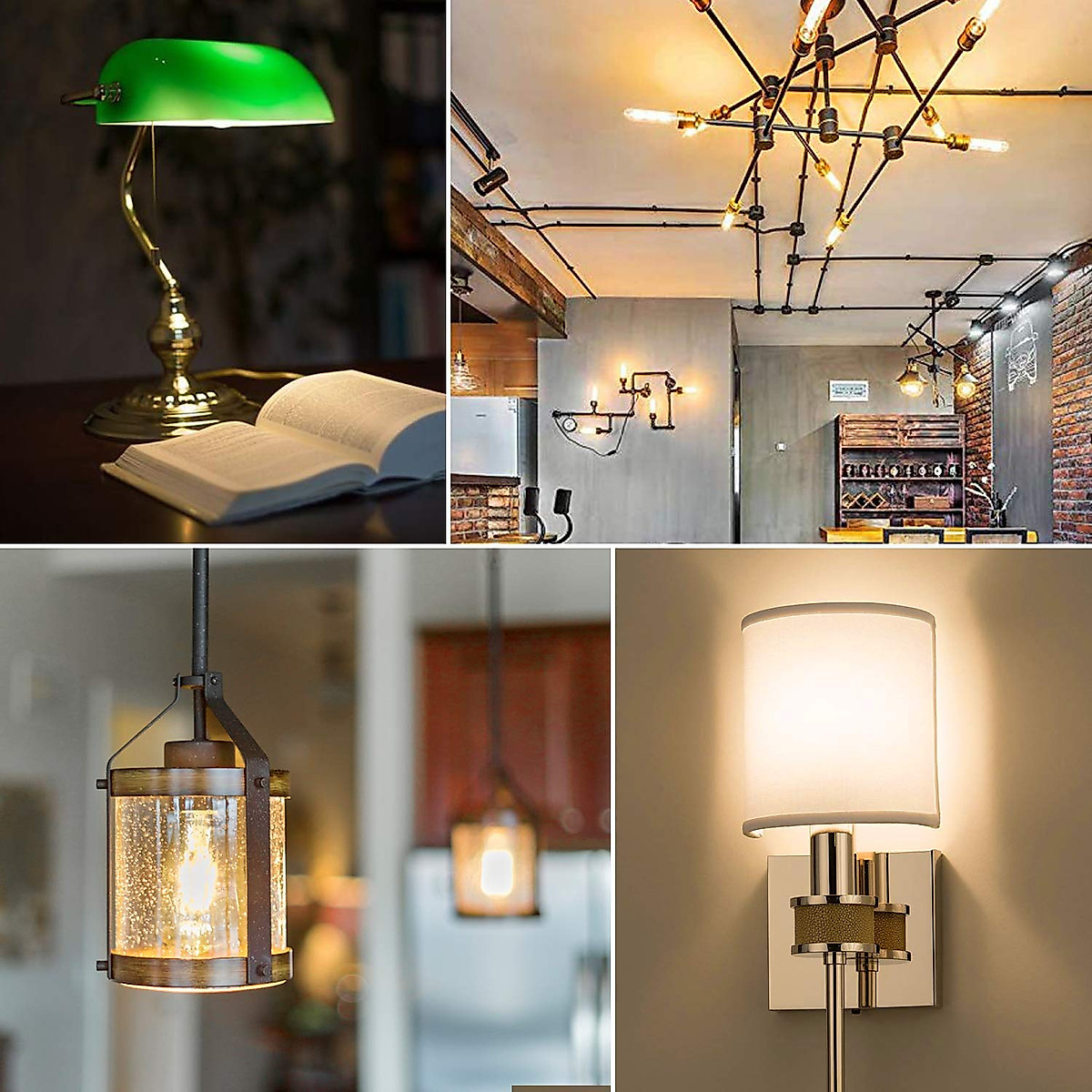 XININSUN T10 Led Bulb, 8W Dimmable Led Tubular Bulbs, 75-100 Watt Equivalent, 2700K Soft Warm White,850lm, Clear Glass, E26 Base Lamp Bulb, for Cabinet Display Cabinet etc,3 Pack.