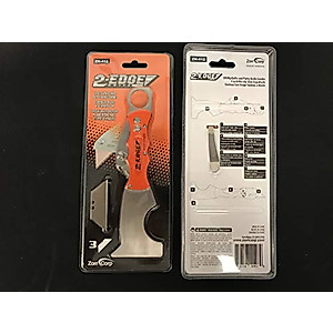 2Edge Knife: Putty Knife and Utility Knife Combo, Zorr Corp ZH-412